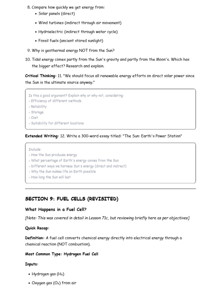Year 7 Physics - Lesson 71d_ Other Energy Resources | PDF | Solar Power | Wind Power