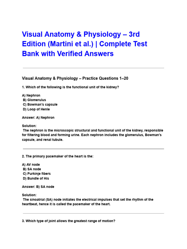 Visual Anatomy & Physiology | PDF | Epithelium | Cardiac Muscle