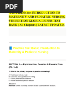 Maternity Nursing NCLEX Quiz Bank | PDF | National Council Licensure ...