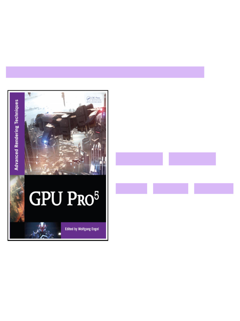 GPU Pro 5 Advanced Rendering Techniques all chapters available | PDF