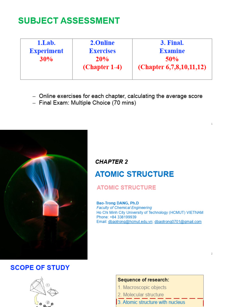 Chapter 2-3-4-Atomic Structure and Chemical Periodicity-Molecular ...