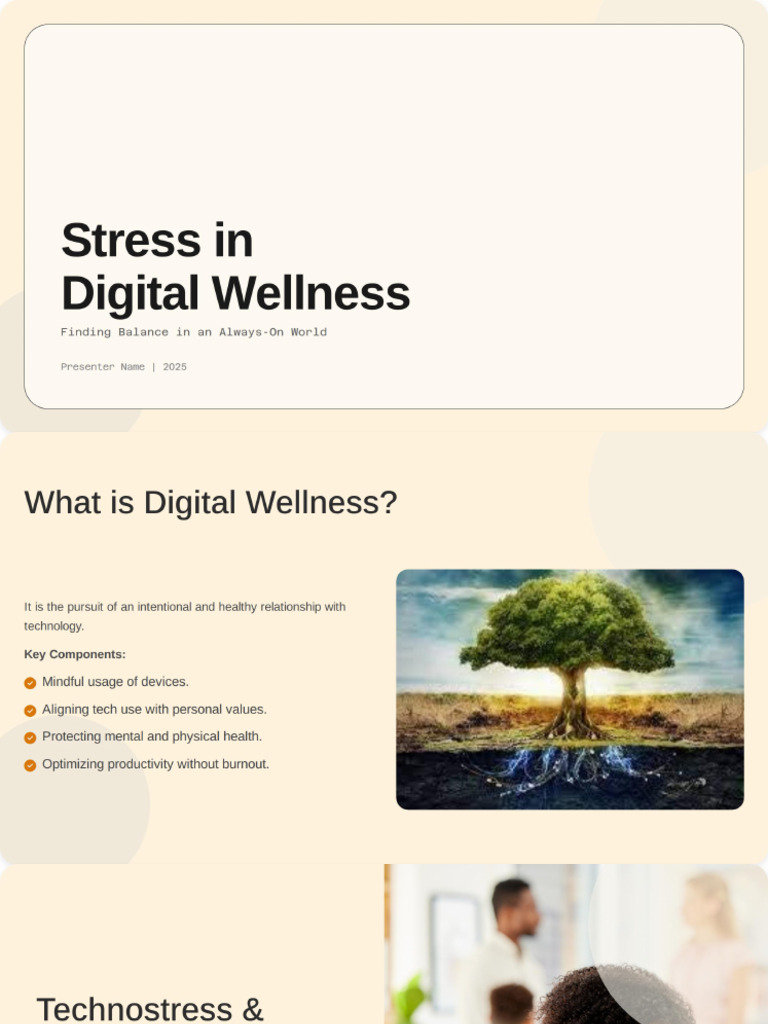 Stress in Digital Wellness | PDF