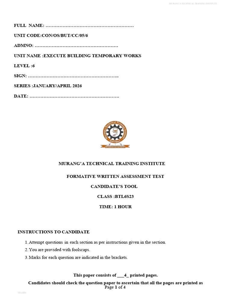 Building Temporary Works Assessment Guide | PDF | Chess Openings | Chess