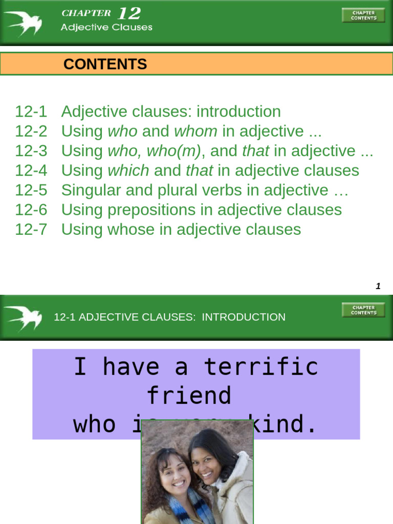 Adjective clause | PDF | Adjective | Noun