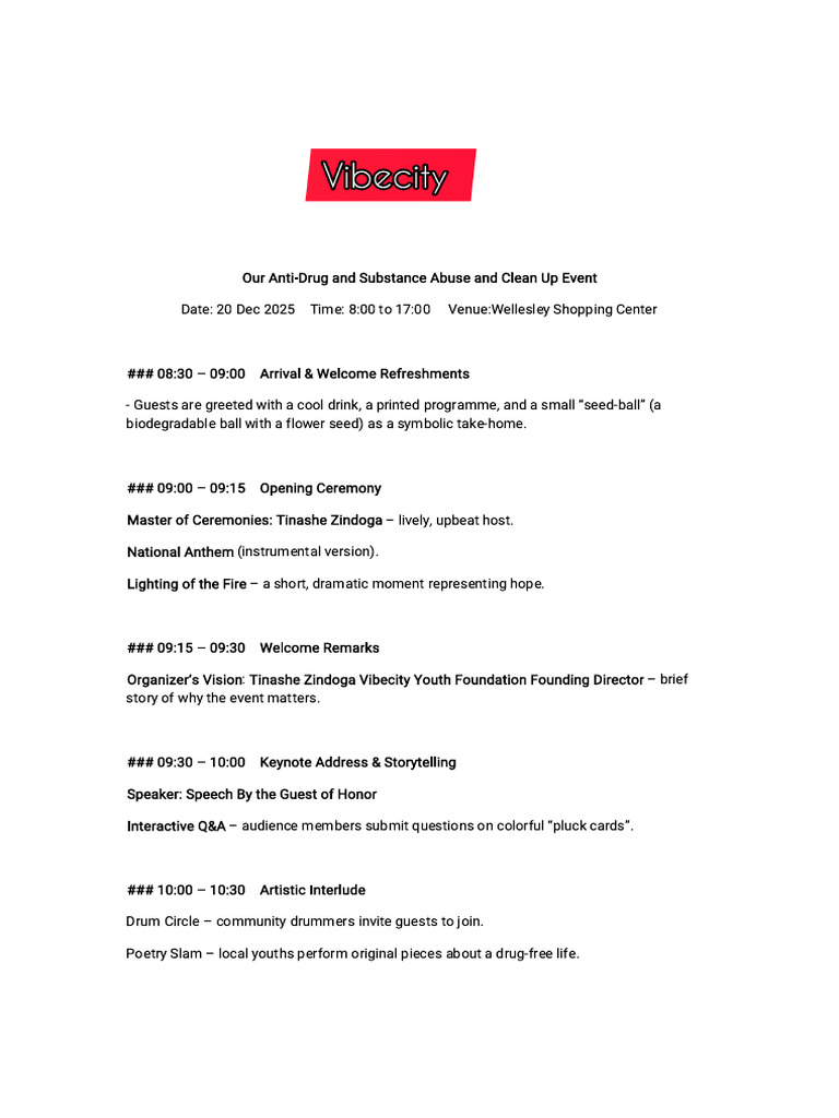 Programme Line Up | PDF
