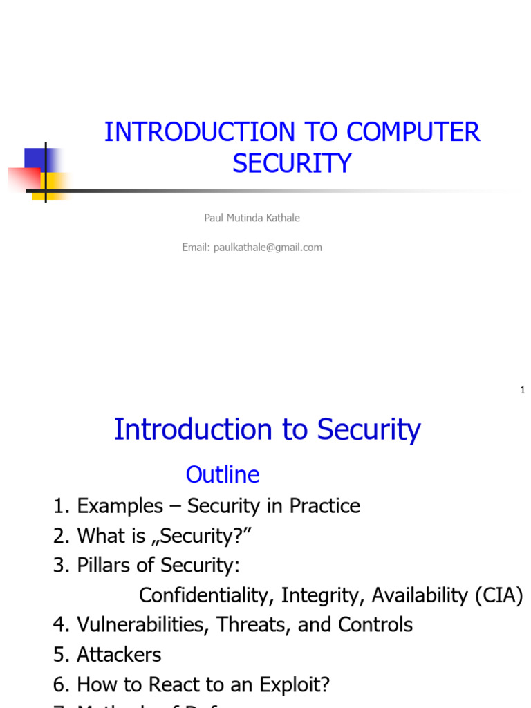 Computer Security Fundamentals Guide | PDF | Security Hacker | White ...