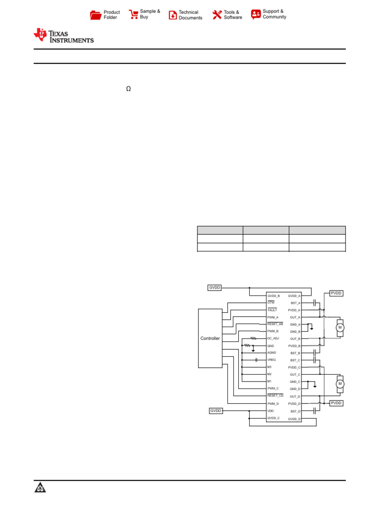 DRV841x2 Dual Full-Bridge Motor Driver | PDF | Electrostatic Discharge ...
