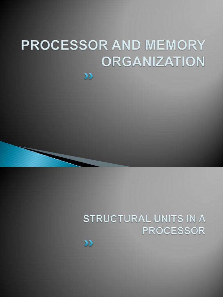 Processor and Memory Organization | PDF | Instruction Set | Cpu Cache