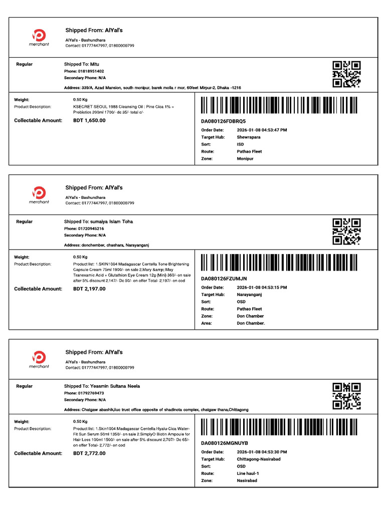 Invoice Print 2026-01-08 | PDF