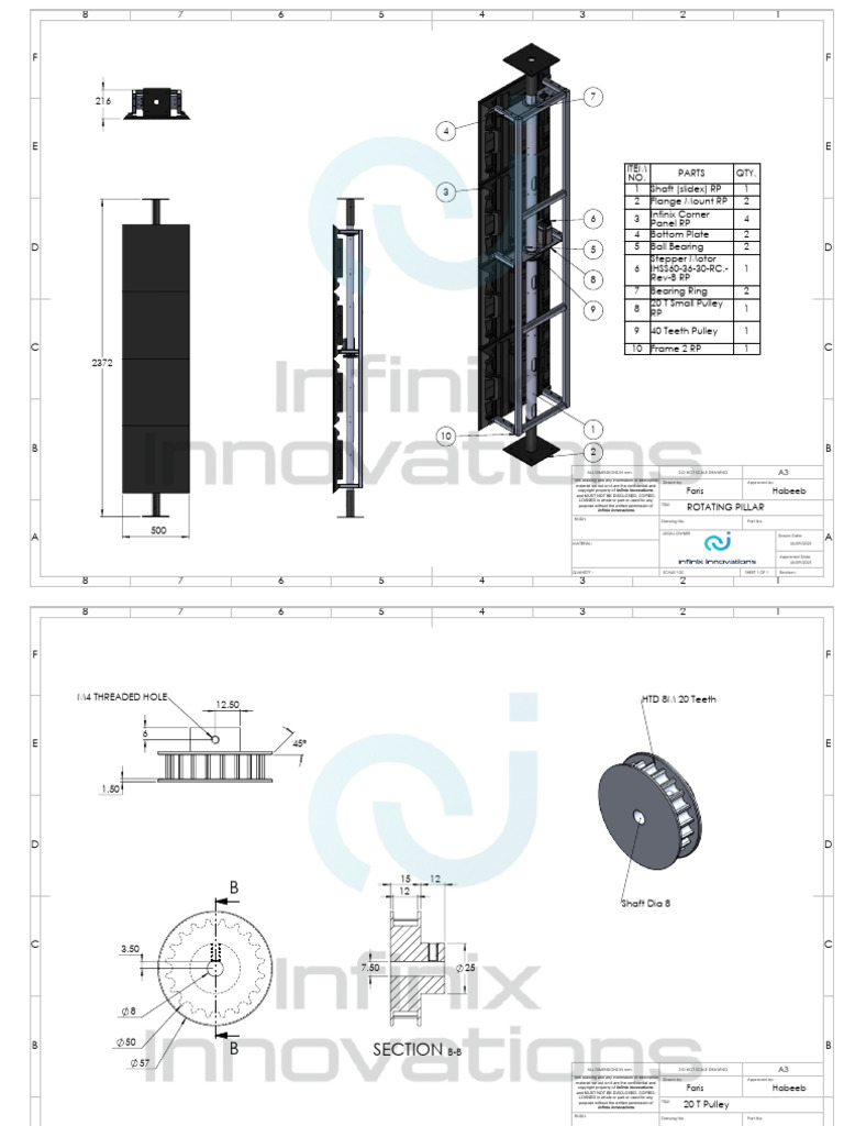Rotating Pillar Combined | PDF