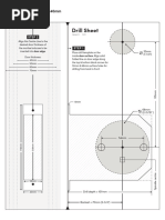 Onity Lock Installation Template Guide | PDF | Door | Drill