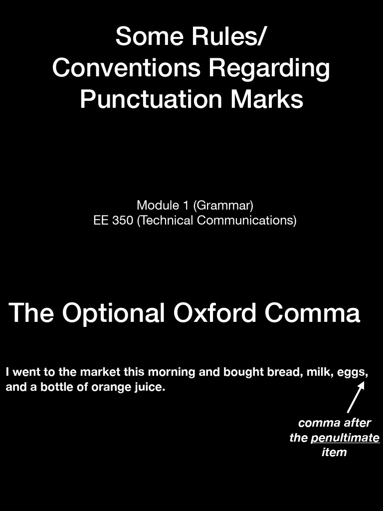 Lecture 4 Punctuation Marks Slides | PDF | Comma | Clause