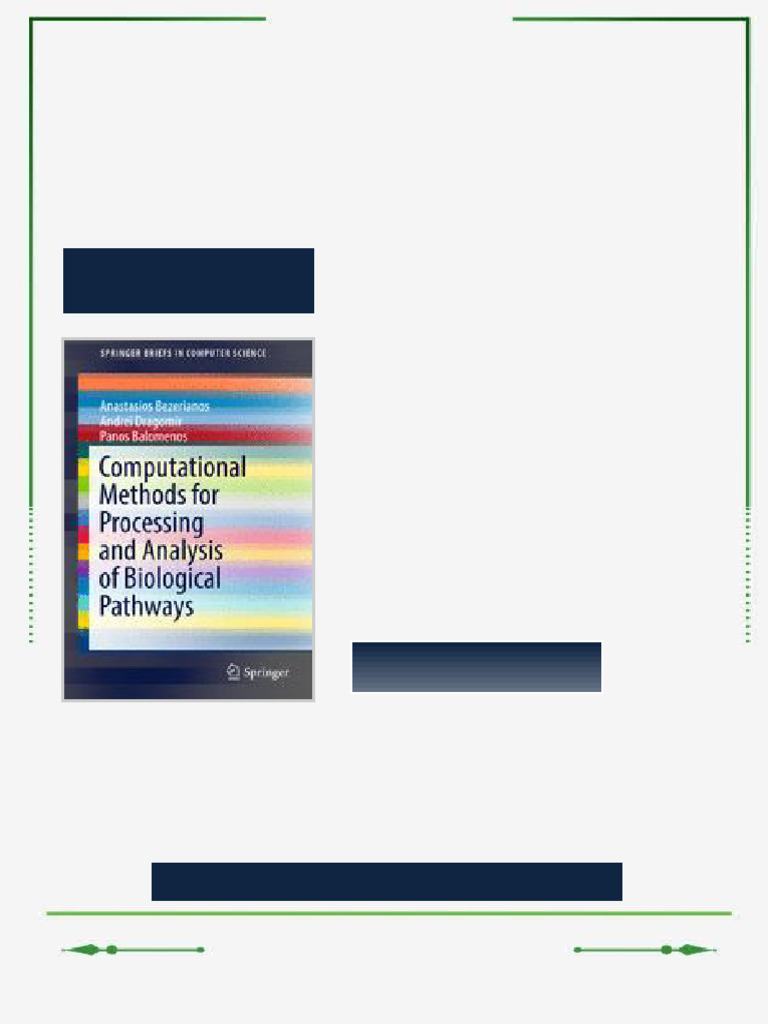 Computational Methods for Processing and Analysis of Biological ...