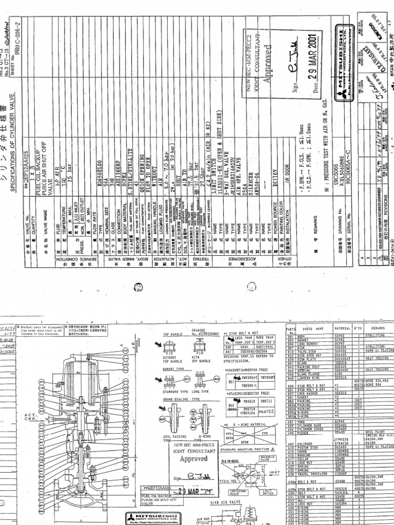99c5065-Acel506dbre_fuel Oil Backup Purge Air Shut Off Valve (2.58) | PDF