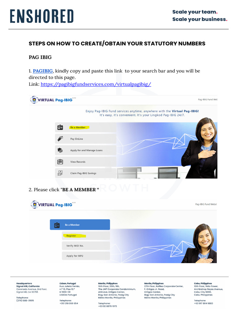 Guide to Obtaining Statutory Numbers | PDF | Computing