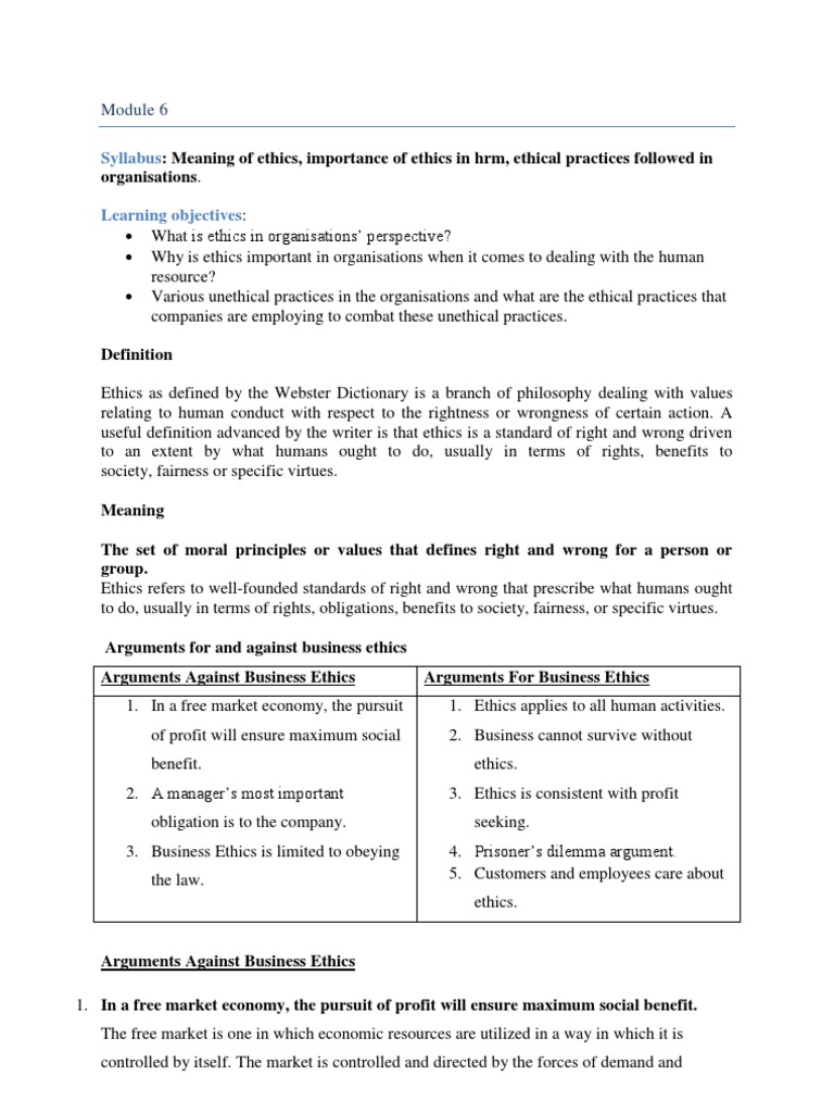 Module 6 Chapter | PDF