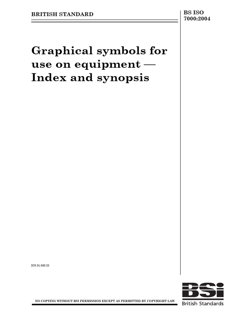BS Iso 7000-2004 | PDF