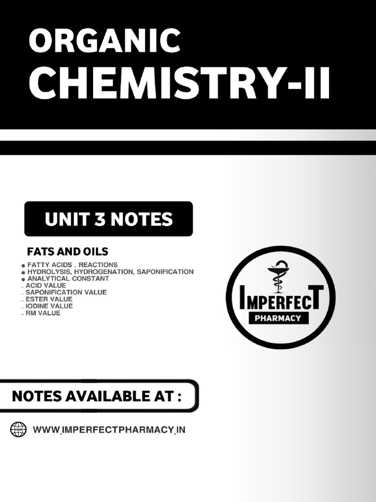 Imperfect Pharmacy Notes Summary | PDF
