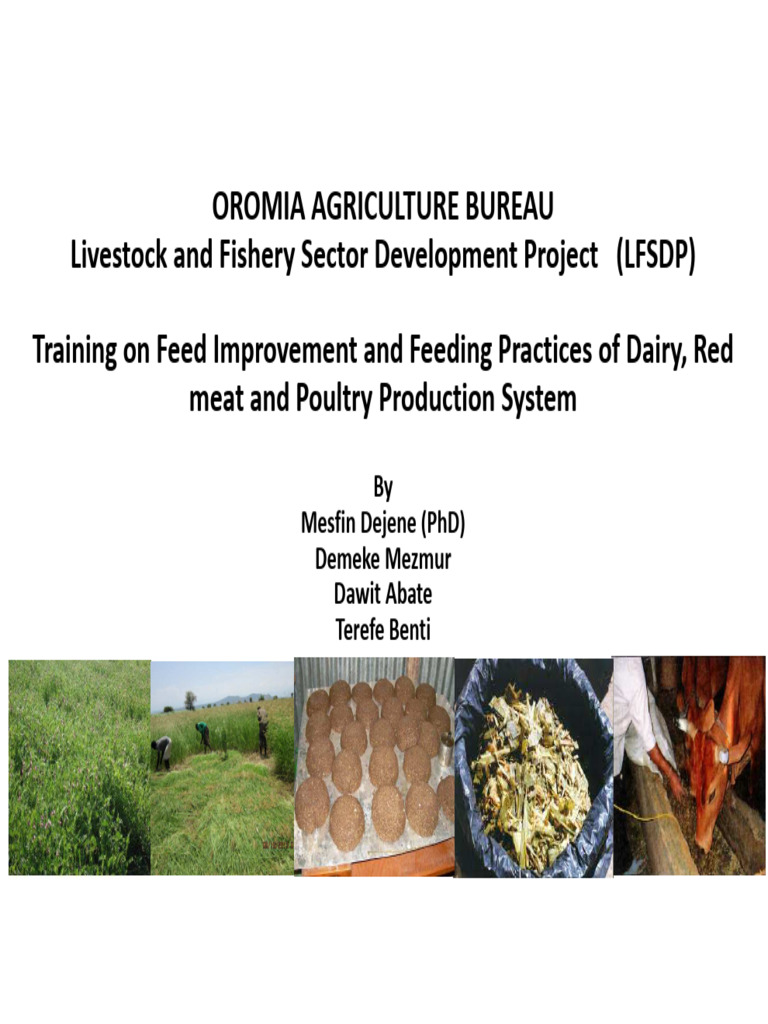 Feed and Feeding by Dawit | PDF | Legume | Alfalfa