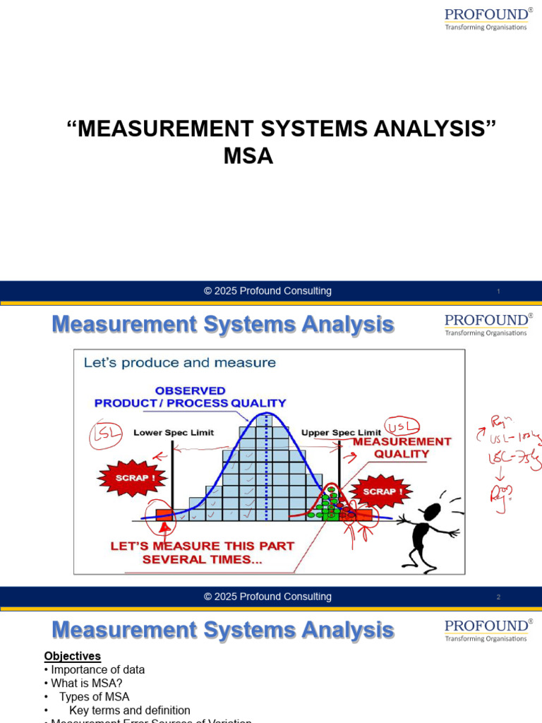 MSA | PDF | Accuracy And Precision | Measurement