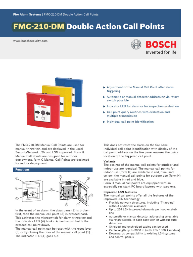 Manual Call Point_FMC 210 DM G R | PDF | Equipment