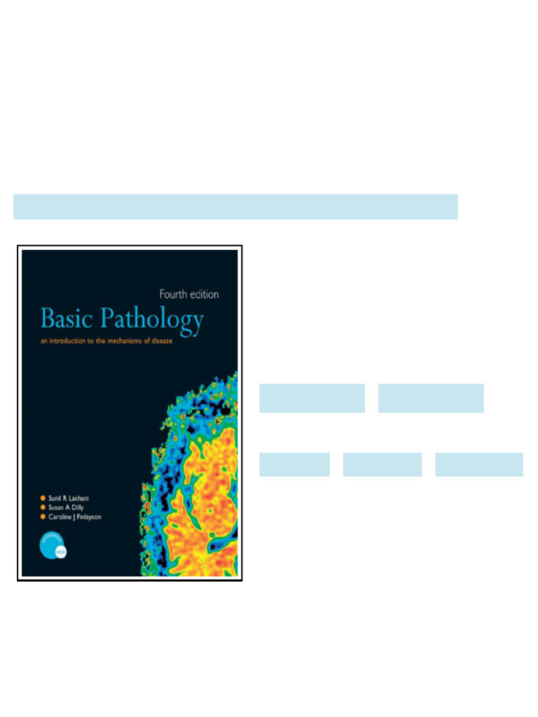 Basic Pathology an Introduction to the Mechanisms of Disease 4th ...