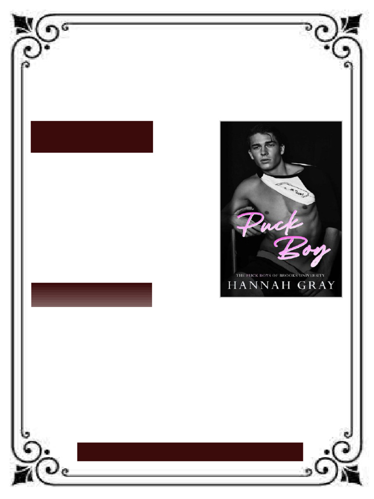 Puck Boy The Puck Boys of Brooks University 1 1st Edition Hannah Gray ...