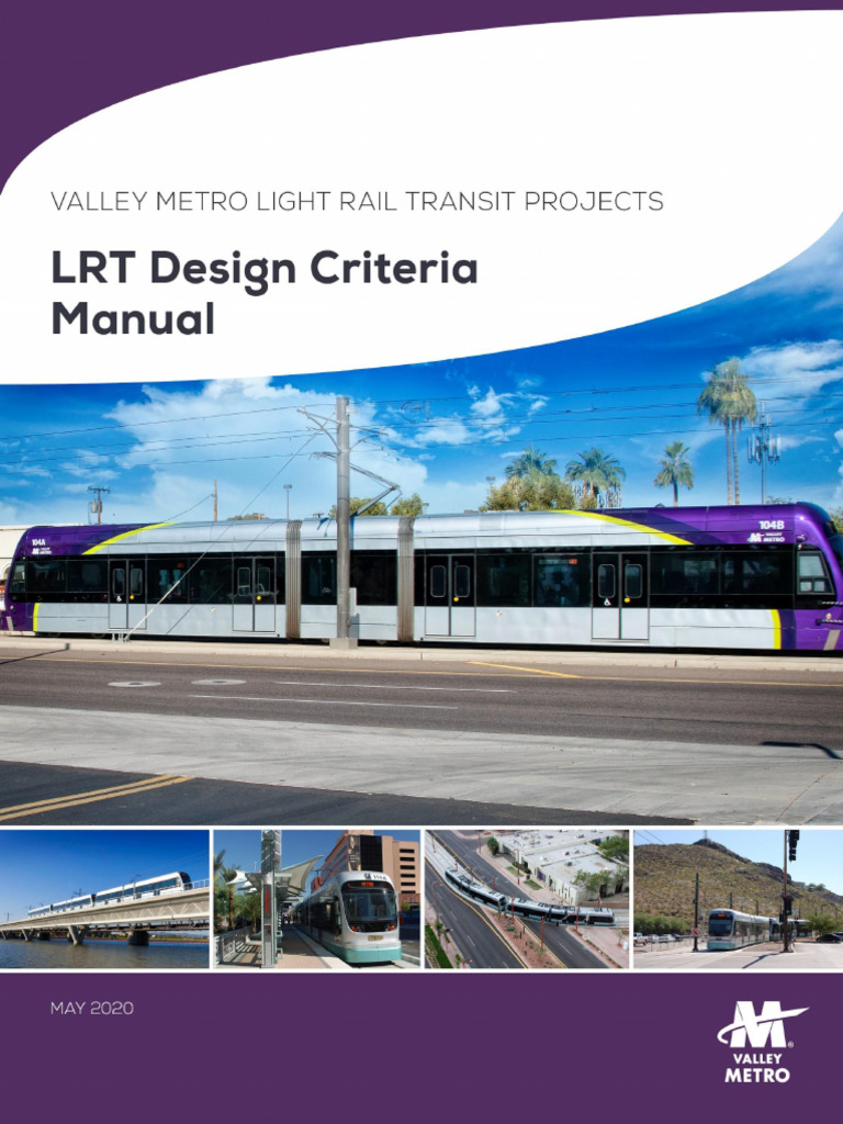 Valley Metro LRT Design Criteria Manual | PDF | Transport | Rail Transport
