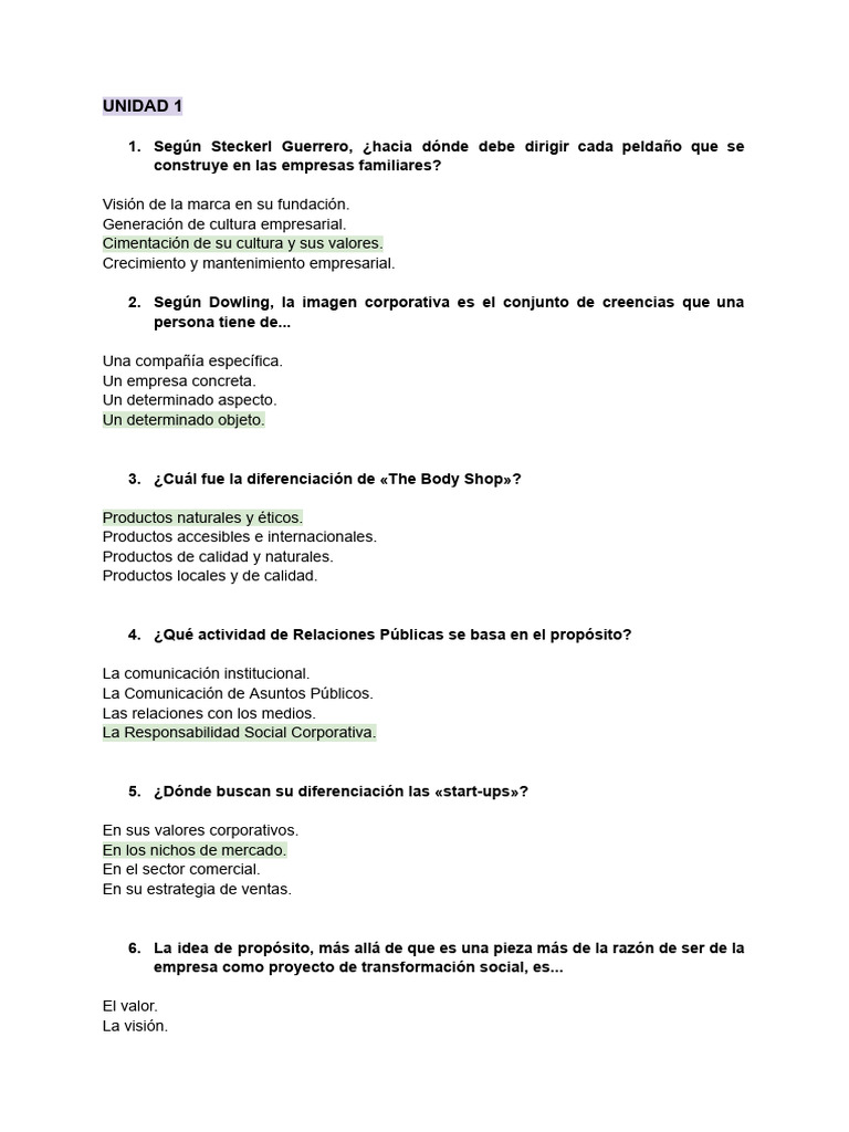 test rrpp | PDF | Business | Liderazgo