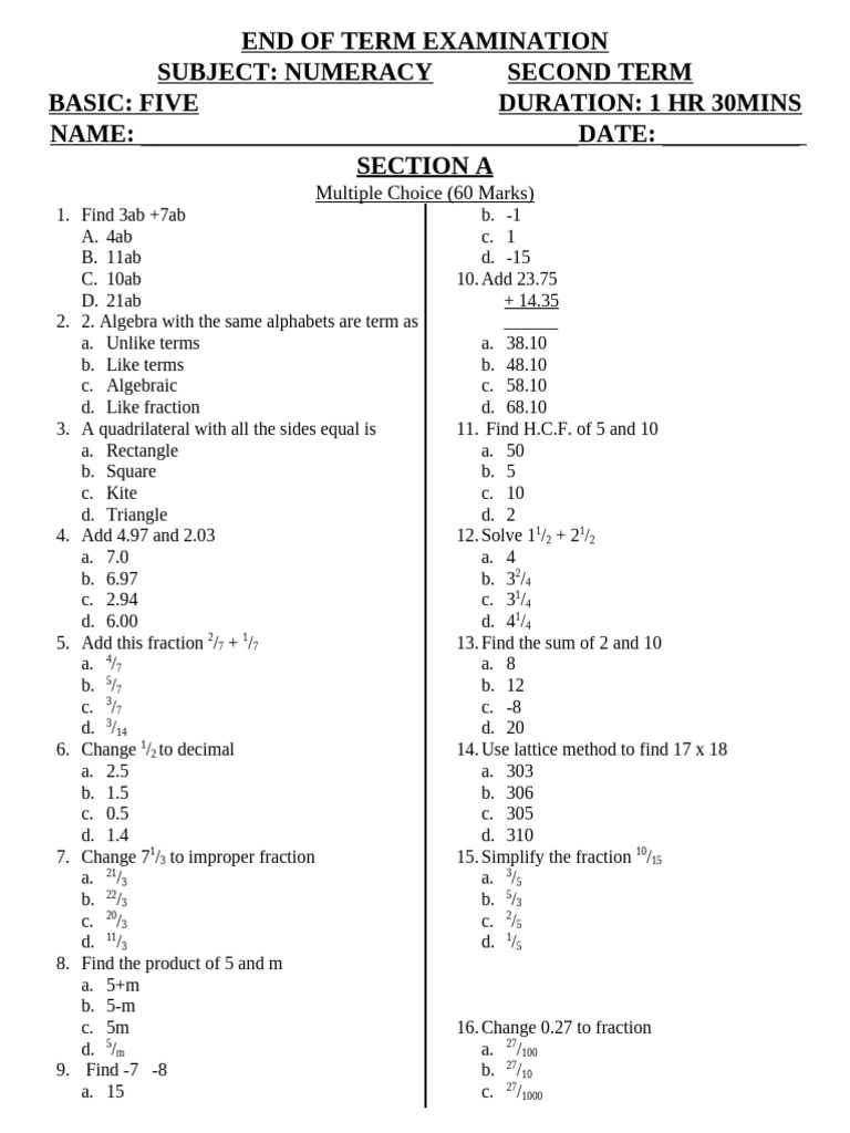 BASIC 5 | PDF | Numbers | Decimal