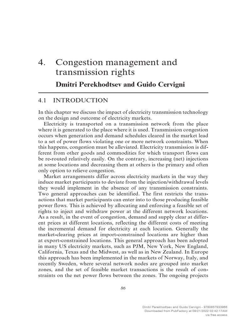 [9780857933959 - The Economics of Electricity Markets] Chapter 4 ...