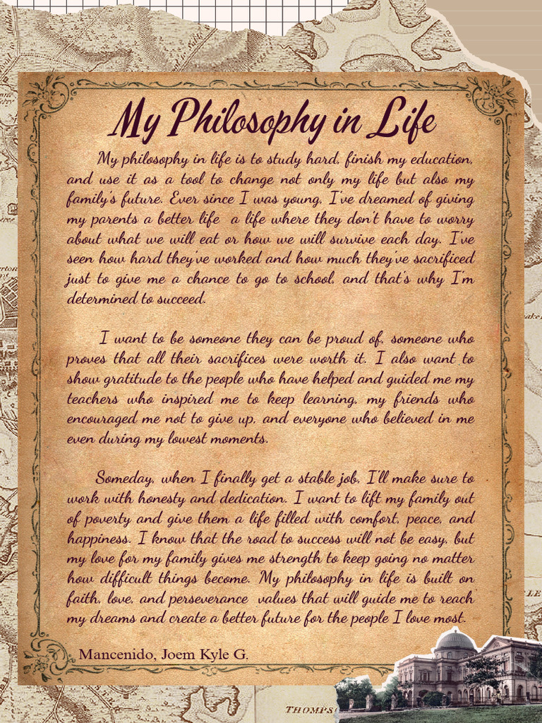 Beige and Brown Vintage Scrapbook Thank You Letter A4 Document_20251026 ...