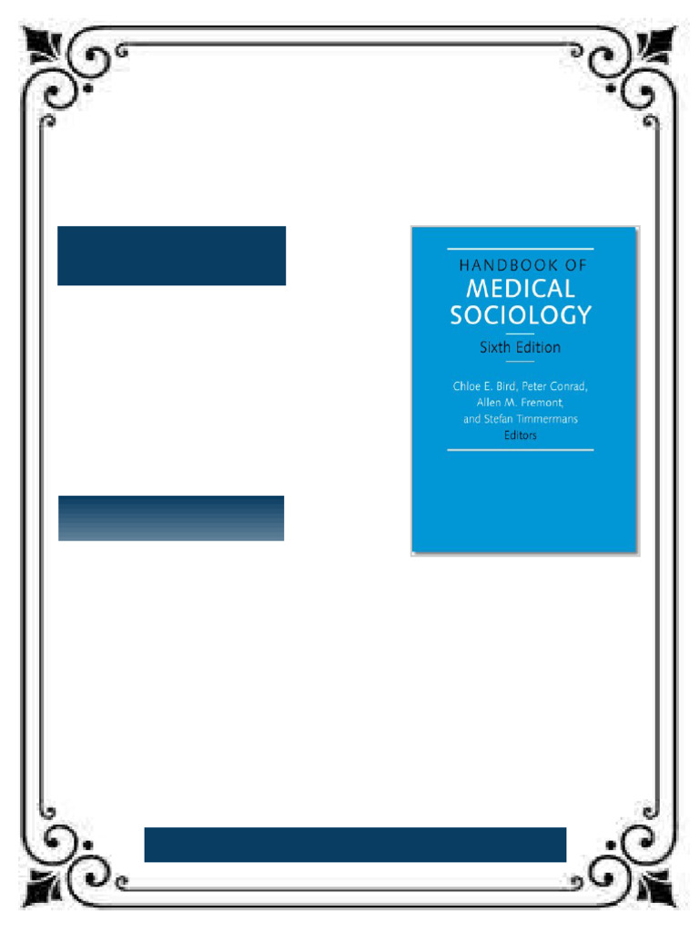 Handbook of Medical Sociology Sixth Edition Chloe E. Bird ebook full ...