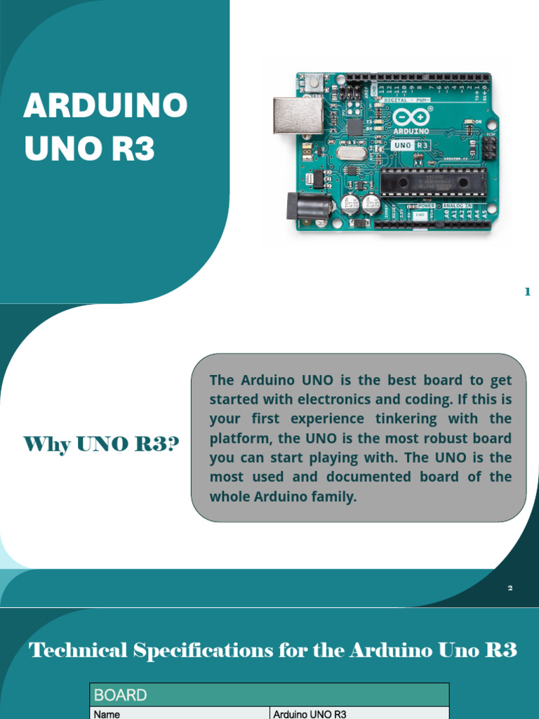 ARDUINO UNO R3 Specifications | PDF | Arduino | Manufactured Goods