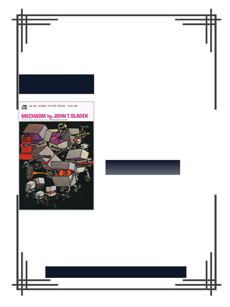 Mechasm (1968) John Sladek ebook fully upgraded text | PDF