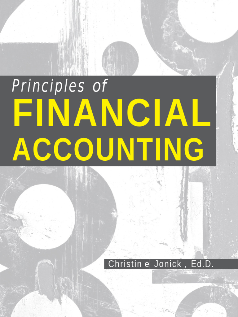 Principles of Financial Accounting 4(4) | PDF | Debits And Credits ...