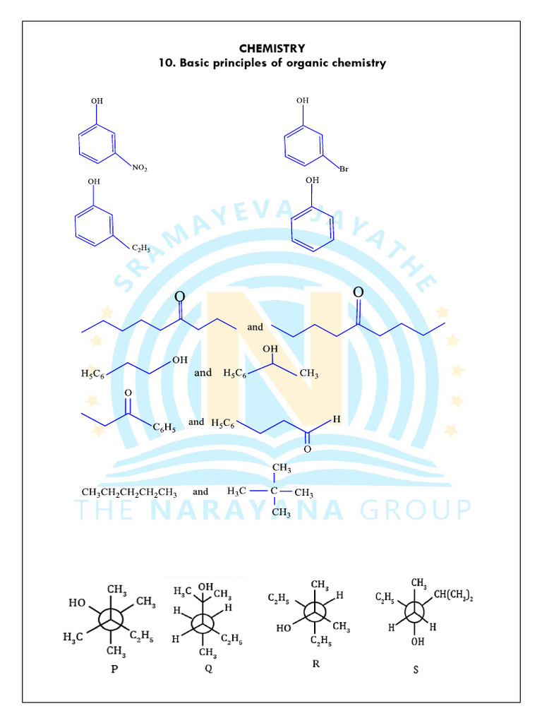 Organic Chemistry Principles and Problems | PDF | Nitrogen | Chemistry