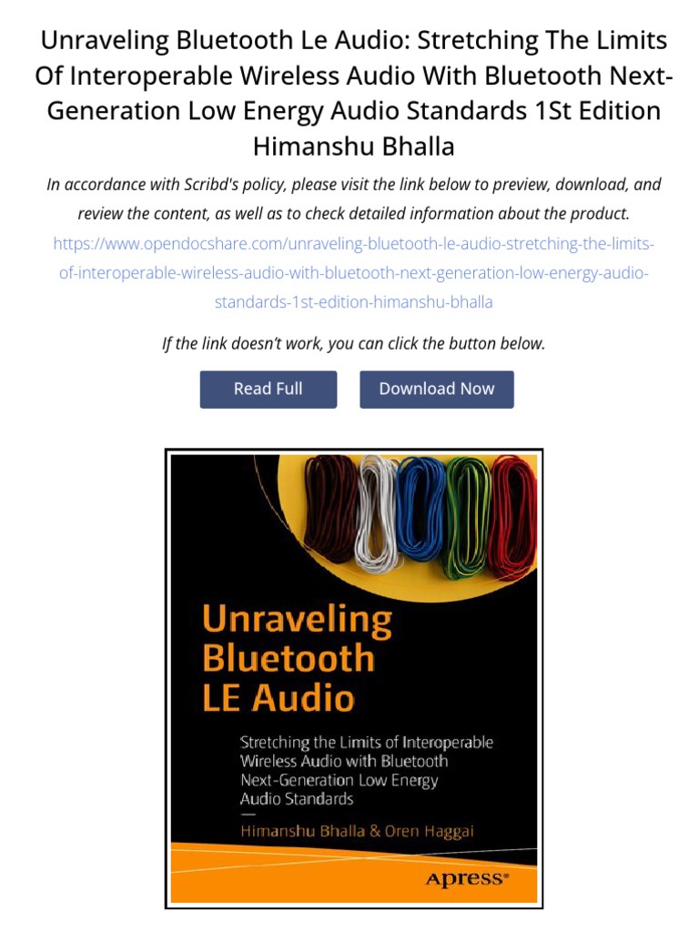 Unraveling Bluetooth LE Audio: Stretching the Limits of Interoperable ...