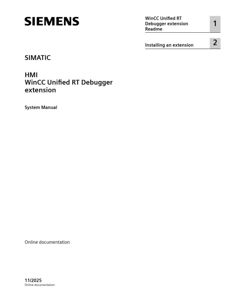 WinCC Unified RT Debugger Manual | PDF | Safety | Computer Security