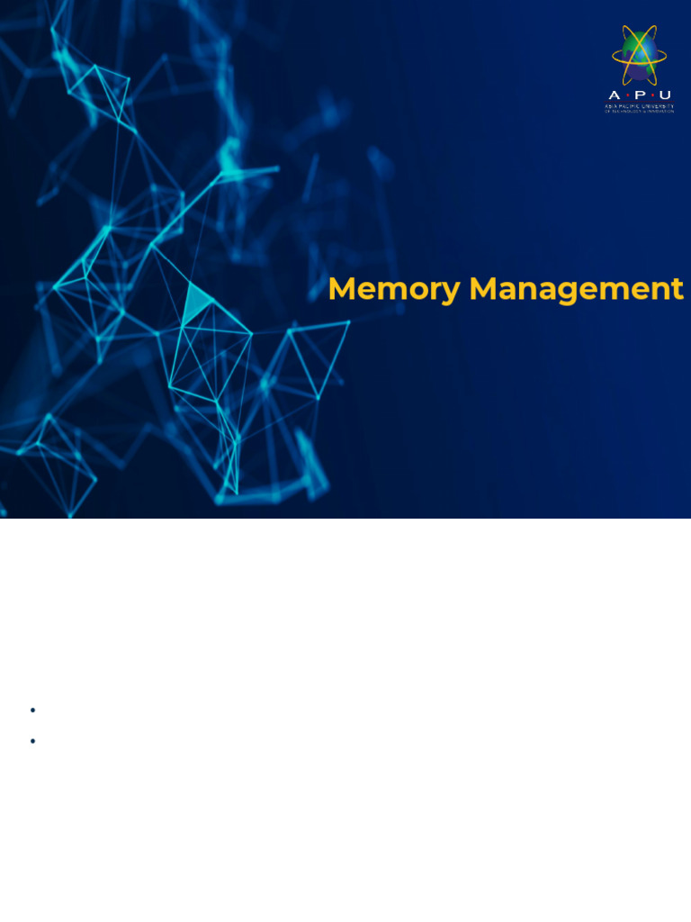 06_Operating Sytems-Memory Management | PDF | Computer Memory | Computing