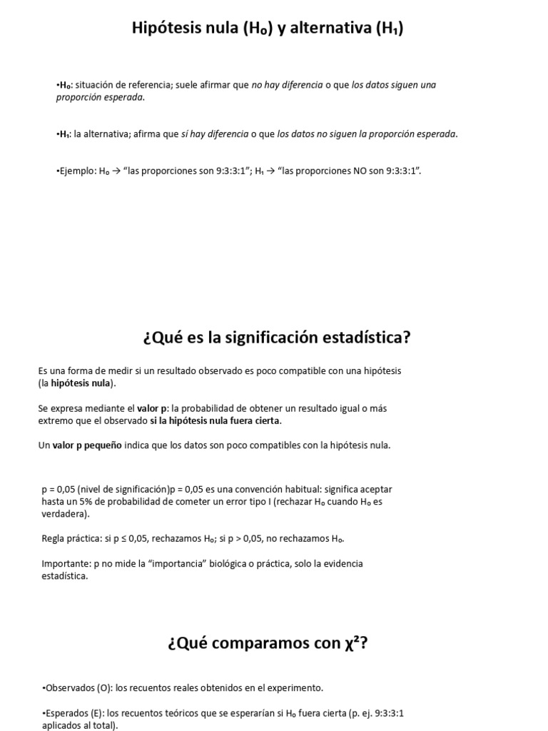Hipótesis Nula y Alternativa en Estadística | PDF | Valor P | Metodología