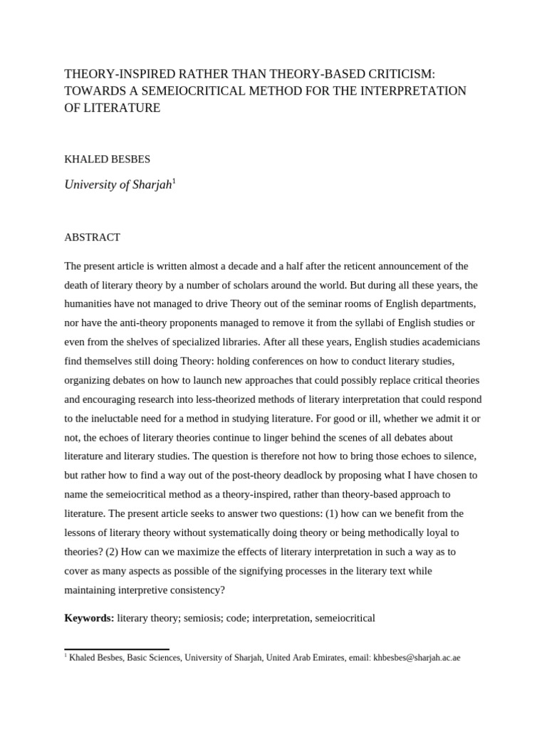 Beckett's Power-Full Signifiers Catastrophe Khaled Besbes | PDF ...