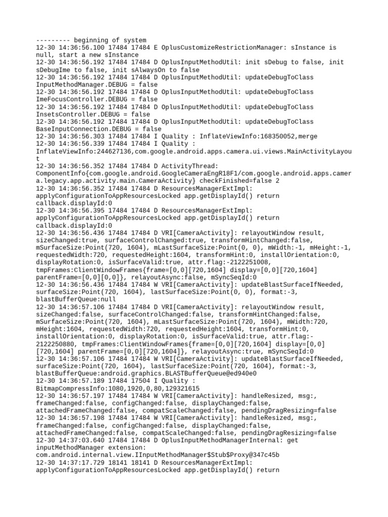 Log Cat 1767080237920 | PDF | Computing Platforms | Operating System ...