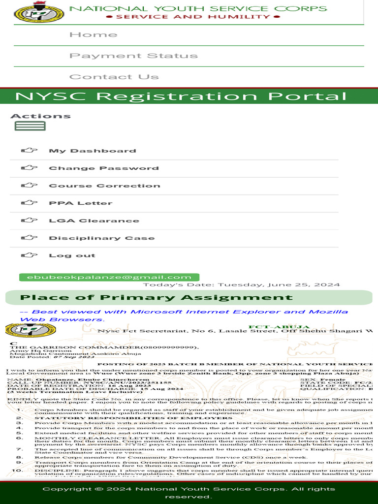 NYSC 2 | PDF