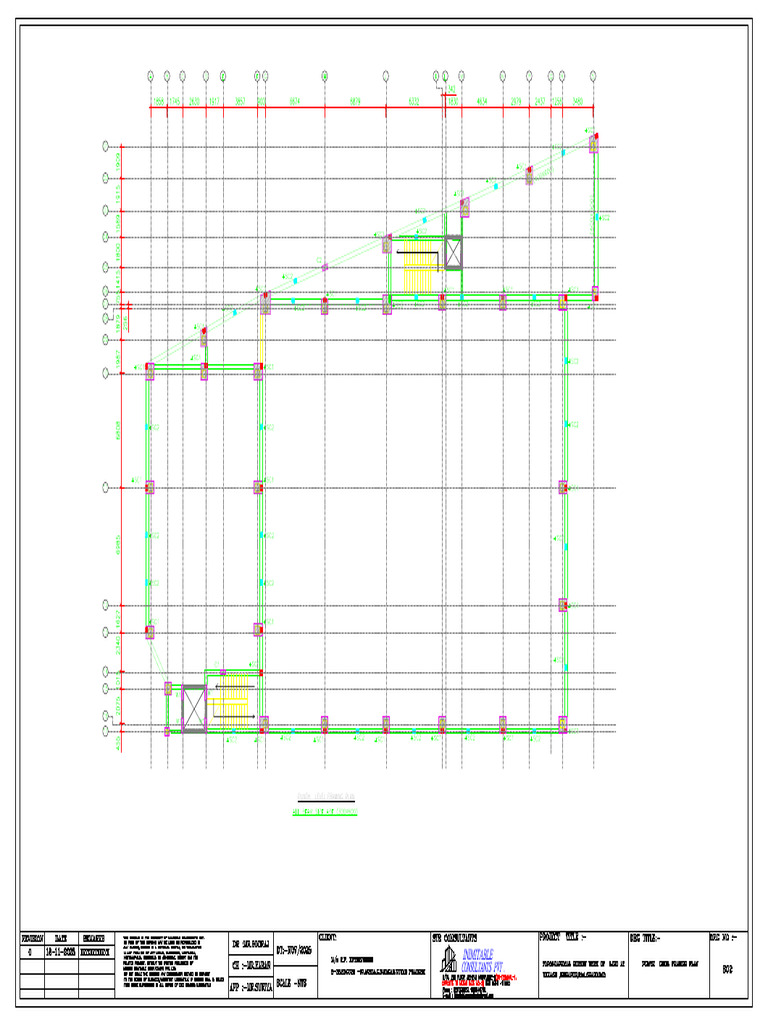 Plinth Level Framing Plan | PDF