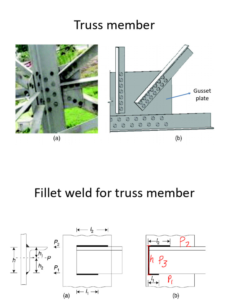 Truss Member Fillet Weld Design Guide | PDF