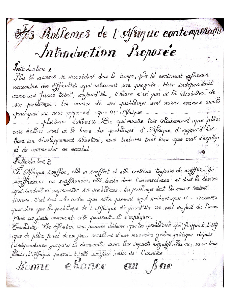 Introductions en français | PDF