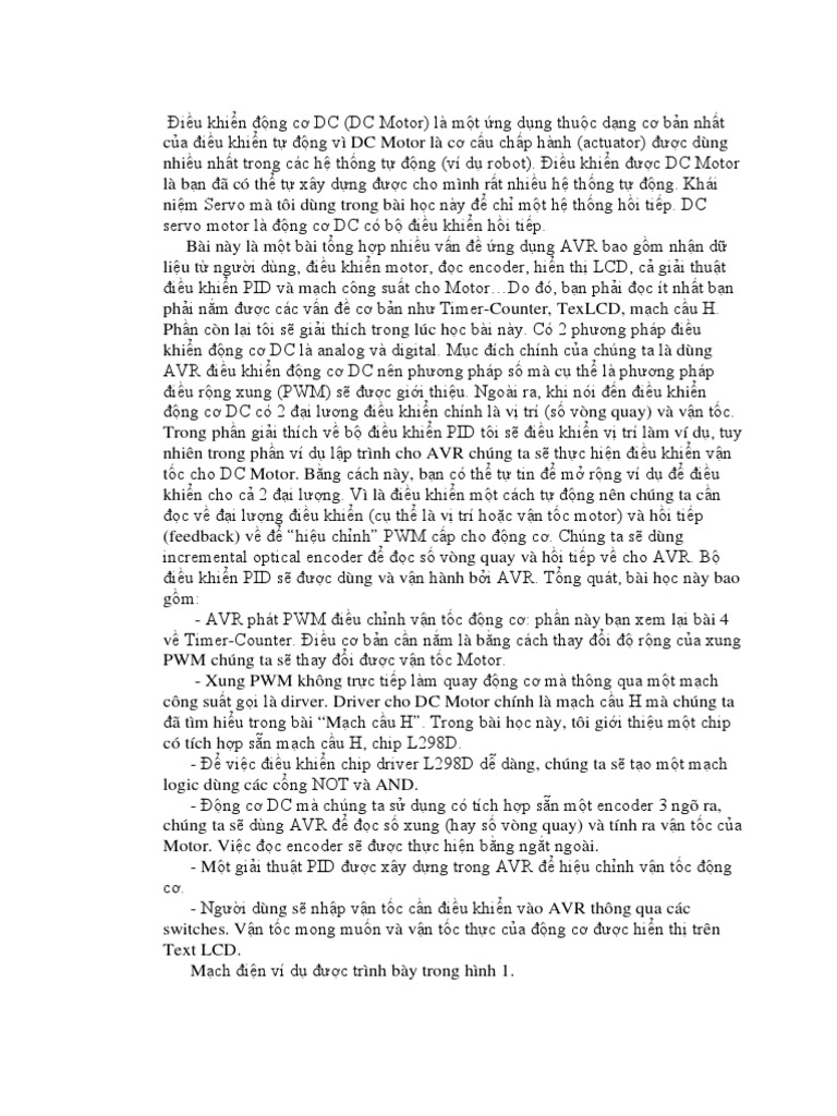 Pid With Avr | PDF