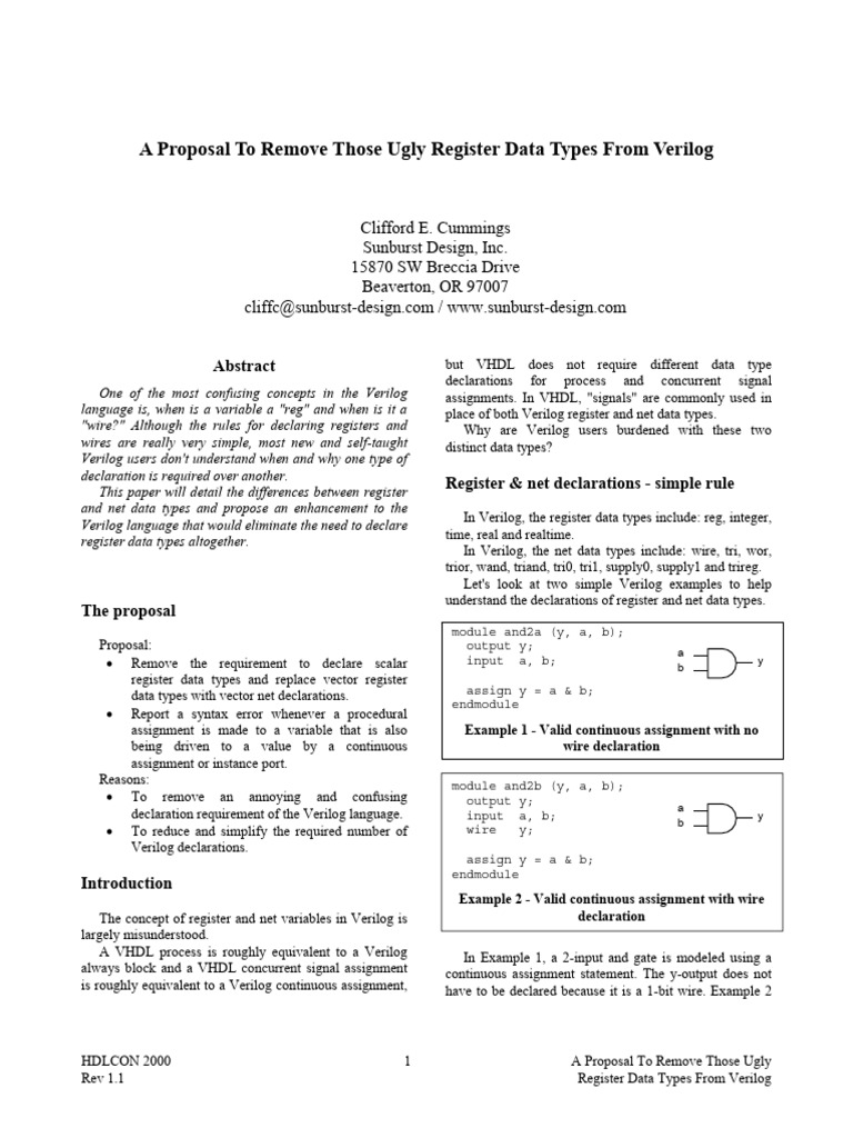 Cummings - A Proposal To Remove Those Ugly Register Data Types From ...