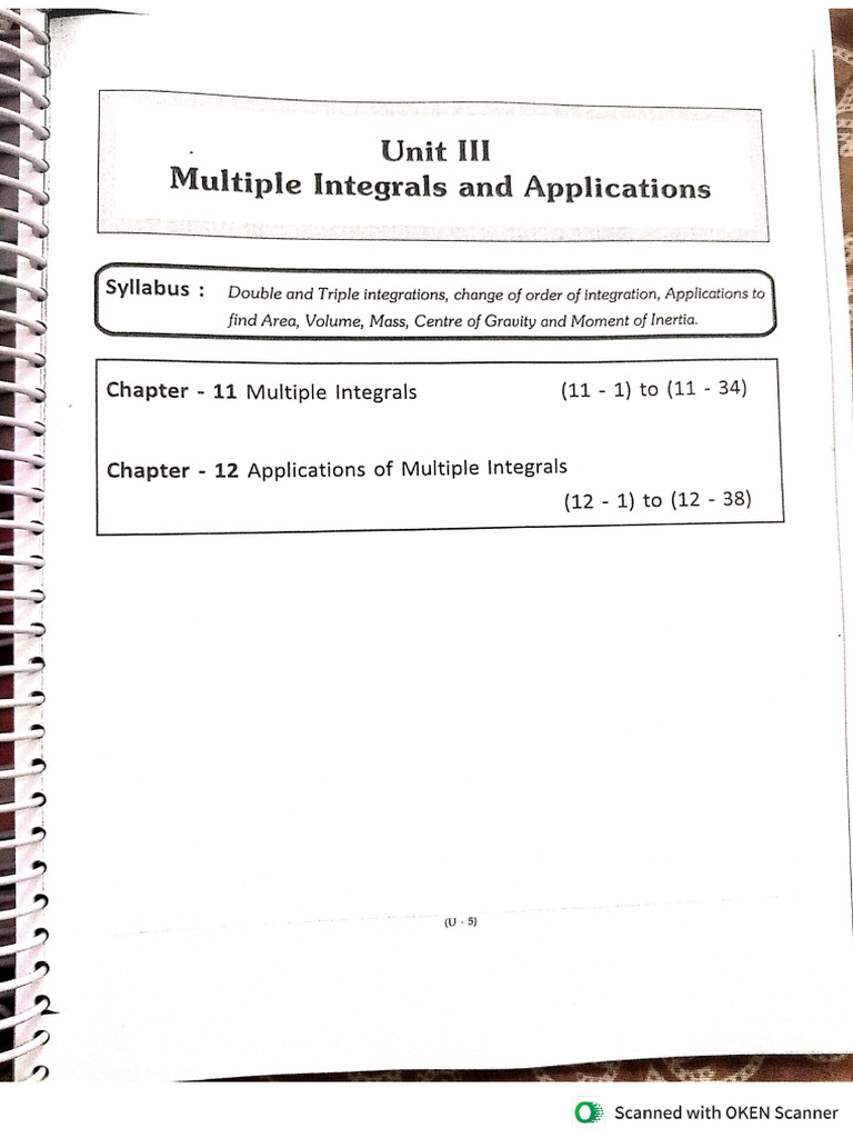 Maths Unit 3 | PDF